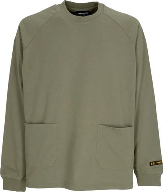 The Hundreds Homme, Sweatshirts et sweats &agrave; capuche, Vert, Taille: M T-shirt &agrave; Manches Longues et Col Rond