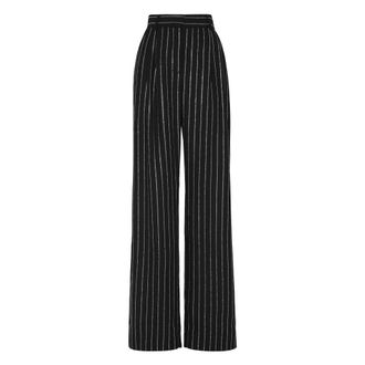 Philipp Plein Cady Hose Kristall-Nadelstreifen - - Trousers - Damen - Schwarzk - S