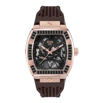 Philipp Plein Homme, Accessoires, Brun, Taille: ONE Size The $keleton Rainbow 44mm