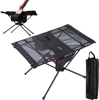 Generic Outdoor Faltbarer Tisch im Freien,Tragbar Mit Tragetasche - Faltbarer Tisch,F&uuml;r Terrasse Garten Garten Camping Picknick Indoor Outdoor BBQ Grill