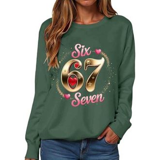 Generic Paire de pulls avec lettres imprim&eacute;es - Col rond - Manches longues - Ensemble de pulls pour couple - Cadeau personnel pour les couples, design &eacute;l&eacute;gant