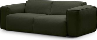 Studio Copenhagen home24 2-Sitzer Sofa Gr&uuml;n Webstoff Saia 220 x 71 x 102cm Modern