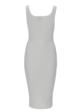 Versace Jeans Couture Cotton Stretch Sheath Dress - White