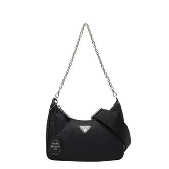Prada Pre-owned 1Bh204 Shoulder Bag - Femme - Pre-owned - Noir - Taille: ONE Size
