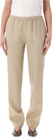 Loulou Studio Femme, Pantalons, Beige, Taille: 38 FR Scot Straight Pantalons