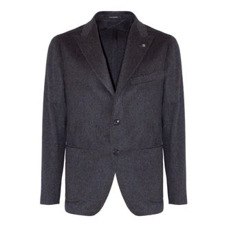 Tagliatore Button Pin Blazer - - Jackets - Herren - Grau - 2XL