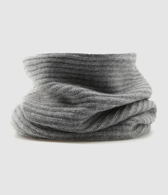 Kujten Tour de Cou Come Cachemire Gris Flanelle