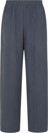 Emporio Armani Femme, Pantalons, Bleu, Taille: 40 FR Wide Pantalons