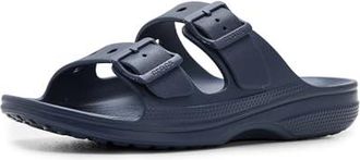 Crocs Sandales plates Saturday Sandal M pour homme, bleu marine, 44 EU, bleu marine, 45/46 EU