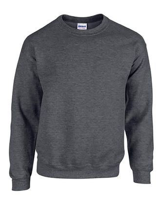 Gildan Herren Sweatshirt Adult 50/50.Crew Neck Sweat/18000,Dark Heather, L