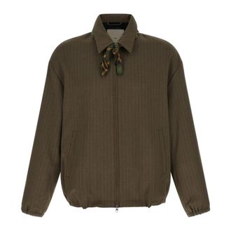 Song for the Mute Slim Coach Jacket - - Jackets - Herren - Braun - L