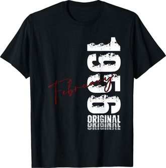 Generic 70. Geburtstag Februar 1956 Klassischer Jahrgang T-Shirt