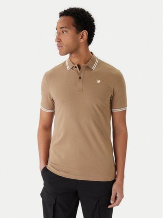 G-Star Raw Poloshirt Dunda D17127-5864 Braun Slim Fit