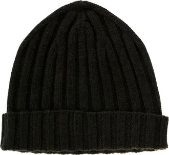 Alpha Industries bonnet en cachemire à design côtelé - Vert