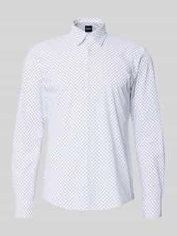 HUGO BOSS Slim Fit Freizeithemd mit Allover-Muster Modell P-ROAN-K-F-261