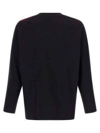Yohji Yamamoto Gradient Stripe Oversized T-shirt - Black