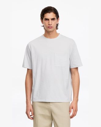 Arket Lockeres Leichtes T-Shirt -Grau