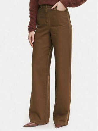 Marella Jeans Zaffo 2623136075 Dunkelbraun Wide Leg
