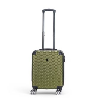 Infinity Leather Stabiler ABS-Hartschalen-Kabinenkoffer 55 x 40 x 20 cm, Gep&auml;ck, passend f&uuml;r Easyjet, Ryanair