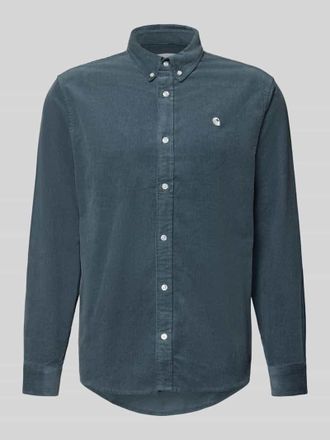 Carhartt Work in Progress Regular Fit Freizeithemd aus Cord mit Button-Down-Kragen