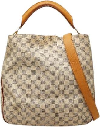Louis Vuitton Pre-owned Sac bandouli&egrave;re 2-en-1 Damier Azur Sophie - Femme - Pre-owned - Beige - Taille: ONE Size