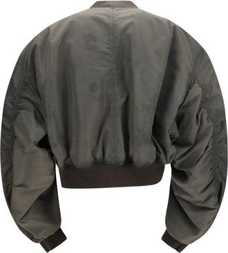 Rick Owens Secchia Bomber Jacket - Gray