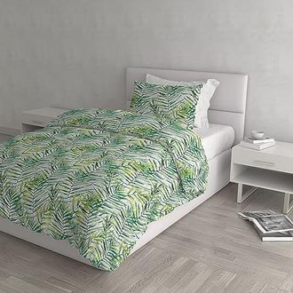 Italian Bed Linen Dafne Bettwäsche-Set, Bedruckt, Mikrofaser, Honolulu, französisches Bett
