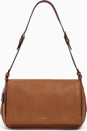Le Tanneur Sac bandouli&egrave;re moyen mod&egrave;le Aurore en cuir grain&eacute;