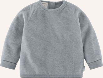 Hessnatur Hessnatur Hessnatur Wollfrottee Sweatshirt Raglan Aus Reiner Bio-Merinowolle blau