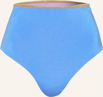 Mymarini Mymarini Highwaist-Bikini-Hose Shine Zum Wenden lila