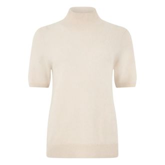 Max Mara Buono Kurzarm Pullover - - Knitwear - Damen - Beige - L