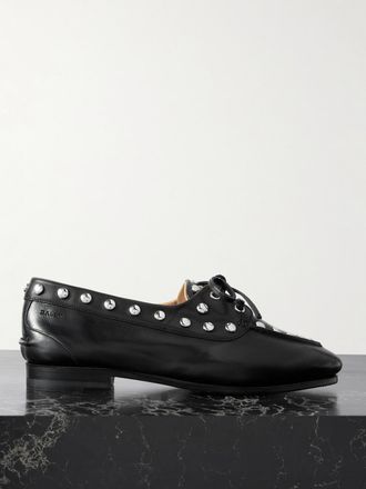 Bally Pathy Loafers Aus Leder Mit Nieten - Schwarz