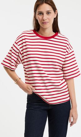 La Redoute Collections T-shirt Ray&eacute; Volume Loose Signature Paul