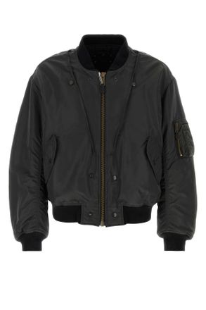 Maison Margiela Nylon Bomber Jacket - Gray