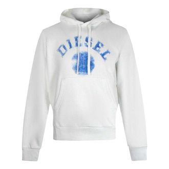 Diesel Kapuzenpullover für Herren, Logo (Weiß)