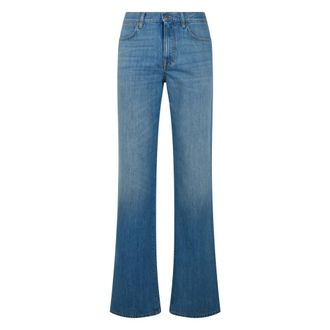 Gucci Gebleichte gewaschene Denim-Hose aus Baumwolle - - Jeans - Damen - Blau - W28