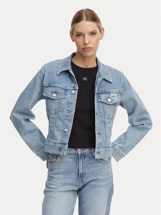 Calvin Klein Jeans Jeansjacke LV047F672G Hellblau Relaxed Fit