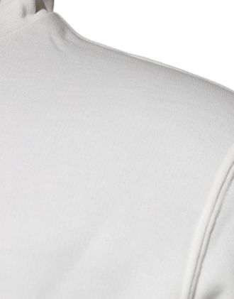 Dolce & Gabbana Graphic Print Cotton Hoodie - White