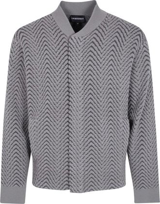 Emporio Armani Homme, Vestes, Gris, Taille: L Bomber Vestes