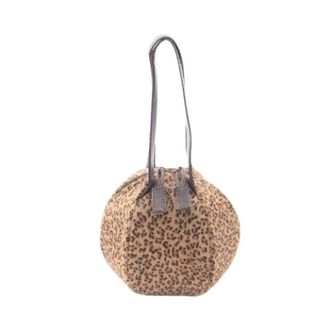 Bottega Veneta Sac &agrave; main pr&eacute;-poss&eacute;d&eacute; en cuir l&eacute;opard - Femme - Pre-owned - Brun - Taille: ONE Size