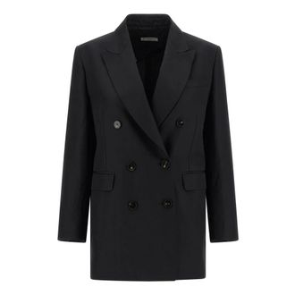 Alberto Biani Femme, Vestes, Noir, Taille: 36 FR Blazer crois&eacute;