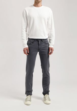 Mud Jeans Herren vegan Jeans Low Tapered Dunn O3 Grau