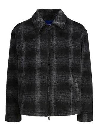 Jack & Jones Jorcole Jacket Sn, Noir/D&eacute;tail : &agrave; Carreaux, Small Homme