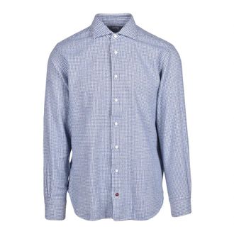 Carrel Flanellhemd - - Shirts - Herren - Blau - 3XL