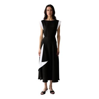 Karl Lagerfeld Flie&szlig;endes Anlasskleid - - Dresses - Damen - Schwarzk - L