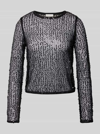 LeGer By Lena Gercke Longsleeve mit Paillettenbesatz Modell Mareen