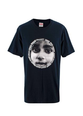 SUPREME Midnight Blue Know Your Rights Graphic T-Shirt Size L