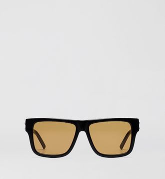 MCM Quadratische Sonnenbrille BLACK ACETATE