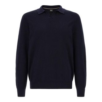 HUGO BOSS H-Lomarino Polo - - Knitwear - Herren - Blau - 2XL