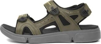 Hush Puppies Castro Sandales dété pour Homme, Kaki, 42 EU